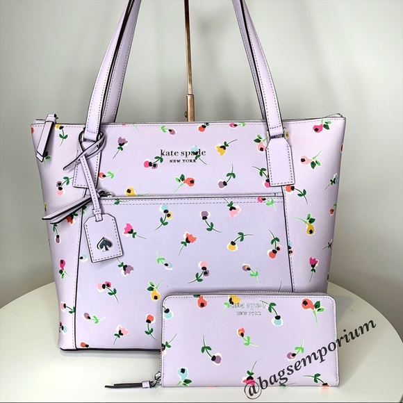 kate spade Bags | Kate Spade Cameron Lg Pocket Tote Wallet Set Purse ...